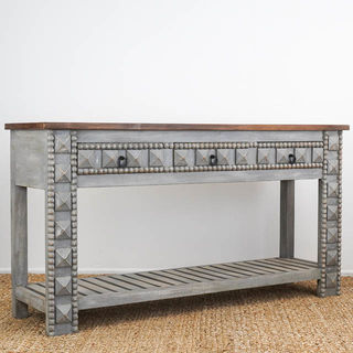 Bangalore Console Grey - furniture - lighting - decor