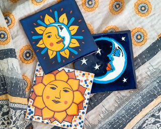 Lunar Eclipse Tile - furniture - lighting - decor