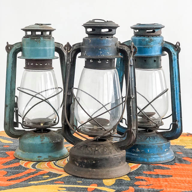 Vintage Indian Hand Lantern - furniture - lighting - decor