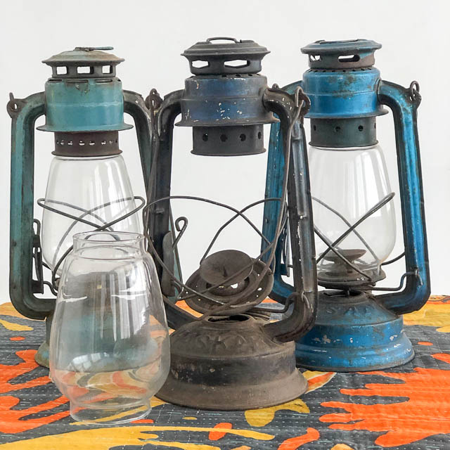 Vintage Indian Hand Lantern - furniture - lighting - decor