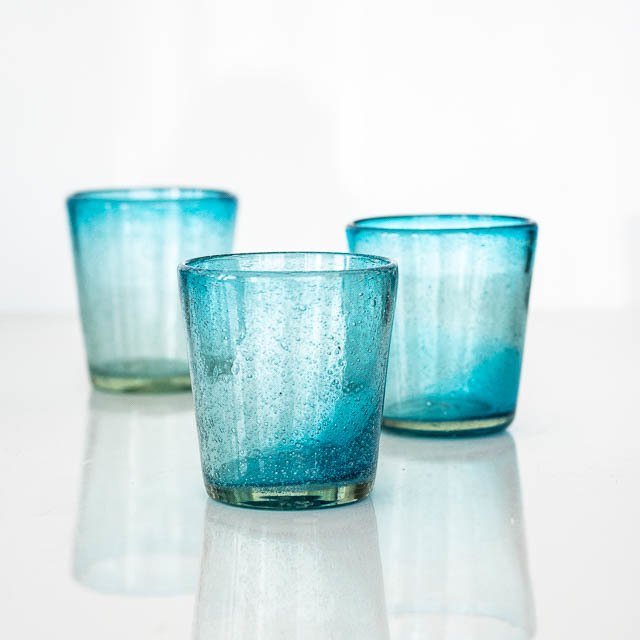 Turquoise Ocean Glass - furniture - lighting - decor